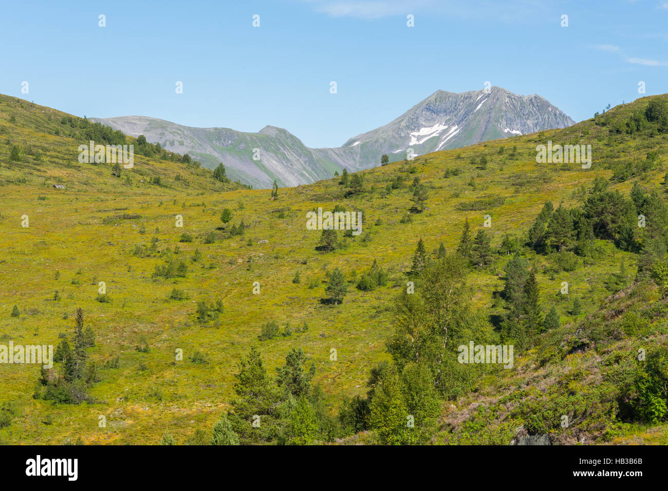 Mountain Landscape, Volda (Norway Stock Photo - Alamy