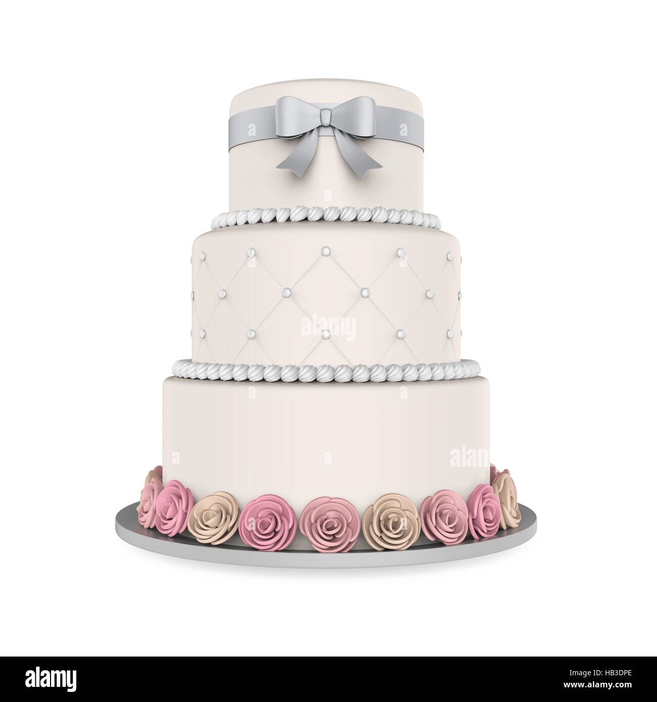 Big Cake Isolated Stock Photo - Alamy