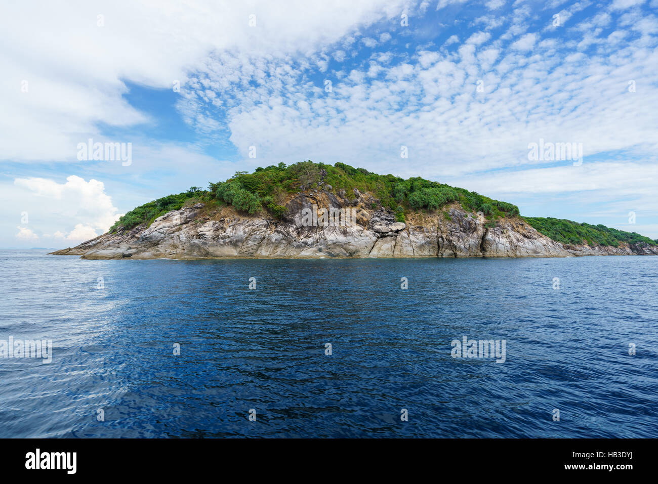 Beautiful seascape - tropical island in ocean Stock Photo - Alamy