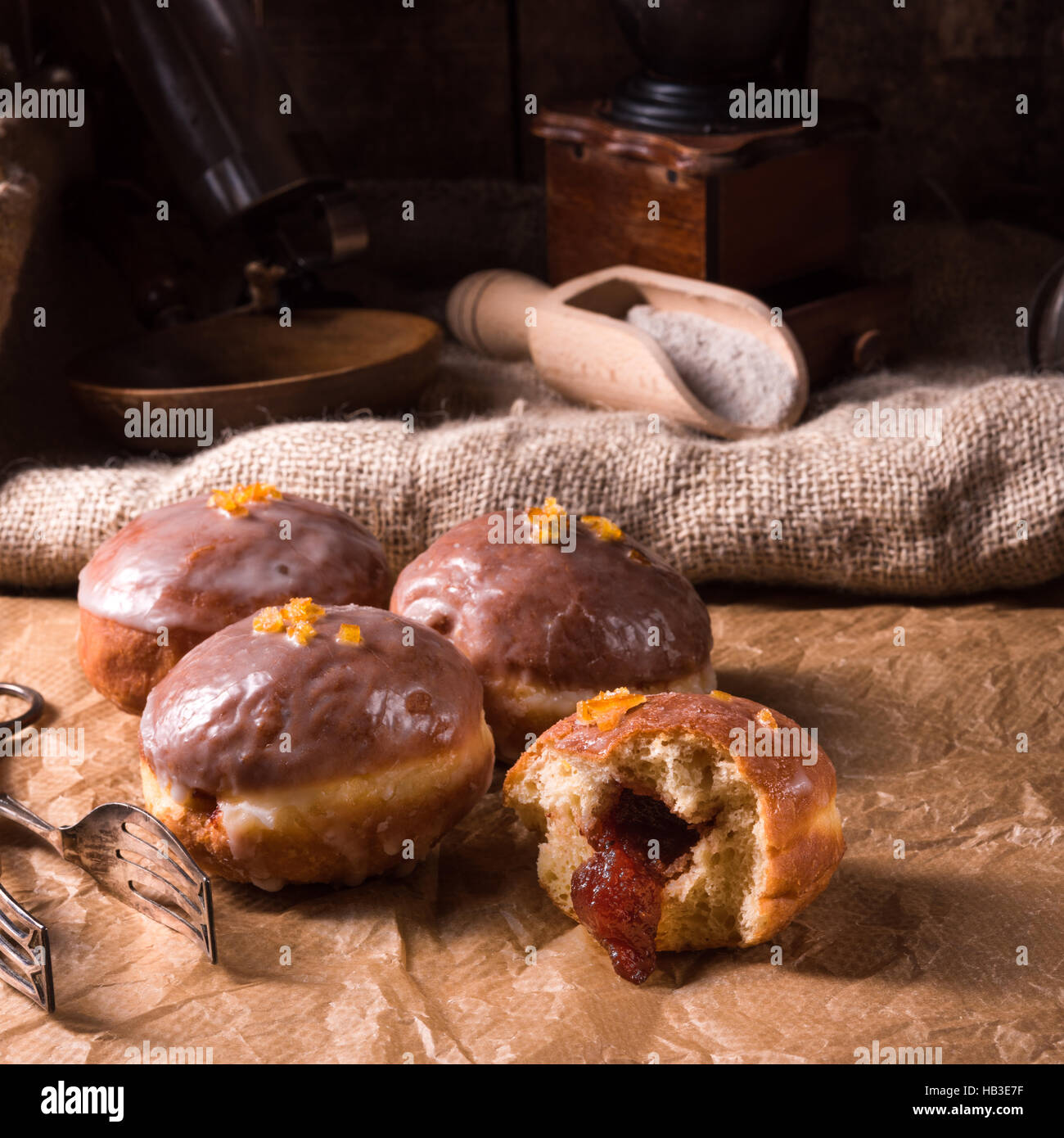 Berliner kuchen hi-res stock photography and images - Alamy
