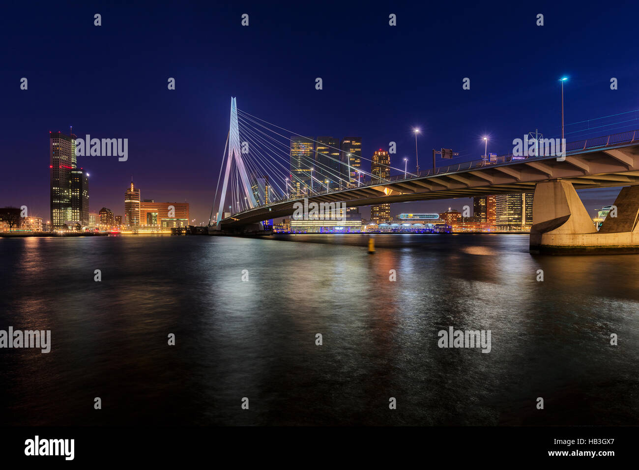 Erasmus Bridge Rotterdam Stock Photo - Alamy