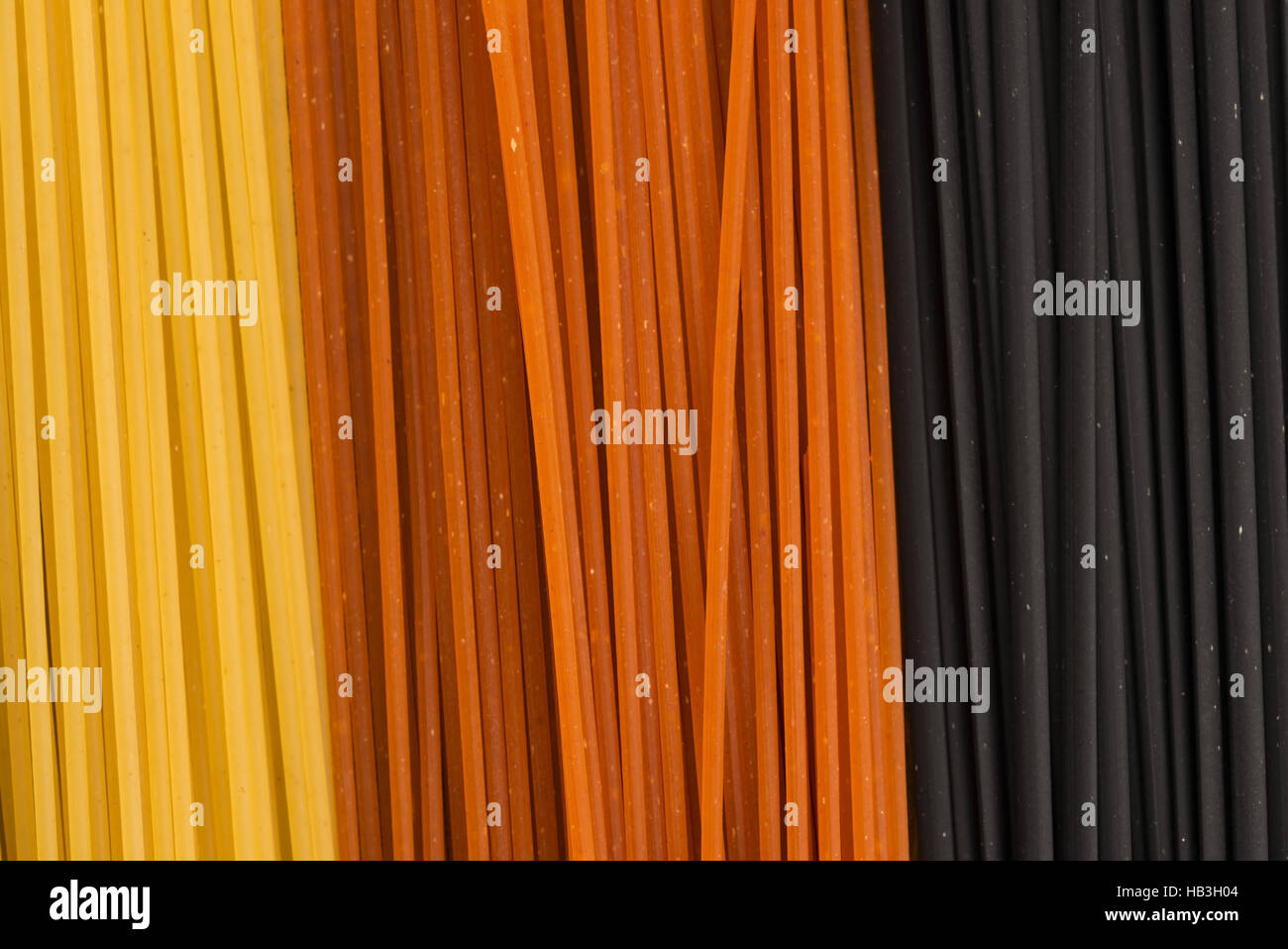 three colour pasta Stock Photo - Alamy