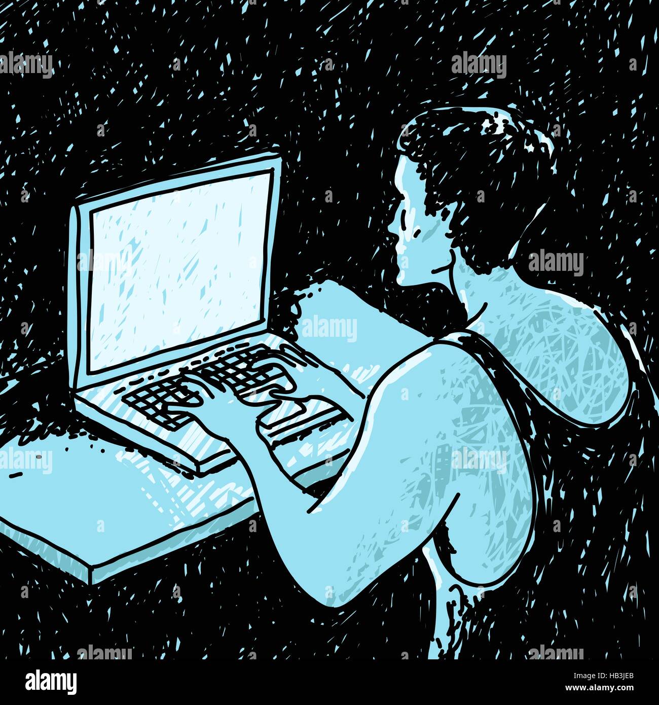 Dark vector hi-res stock photography and images - Alamy