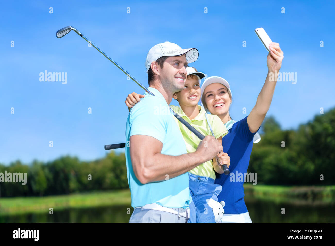 Golf selfie hi-res stock photography and images - Alamy