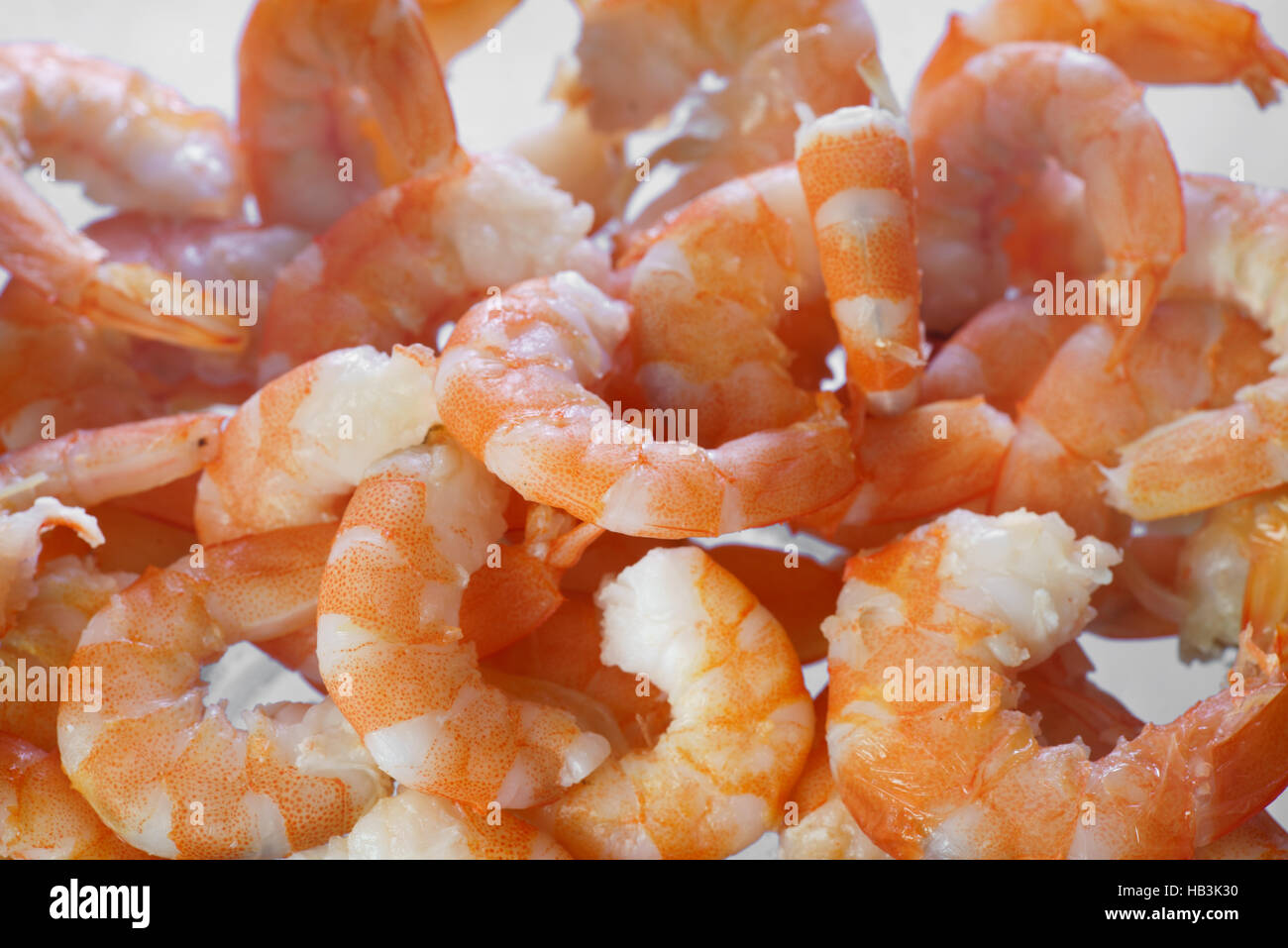 Cooked shrimps close up Stock Photo - Alamy