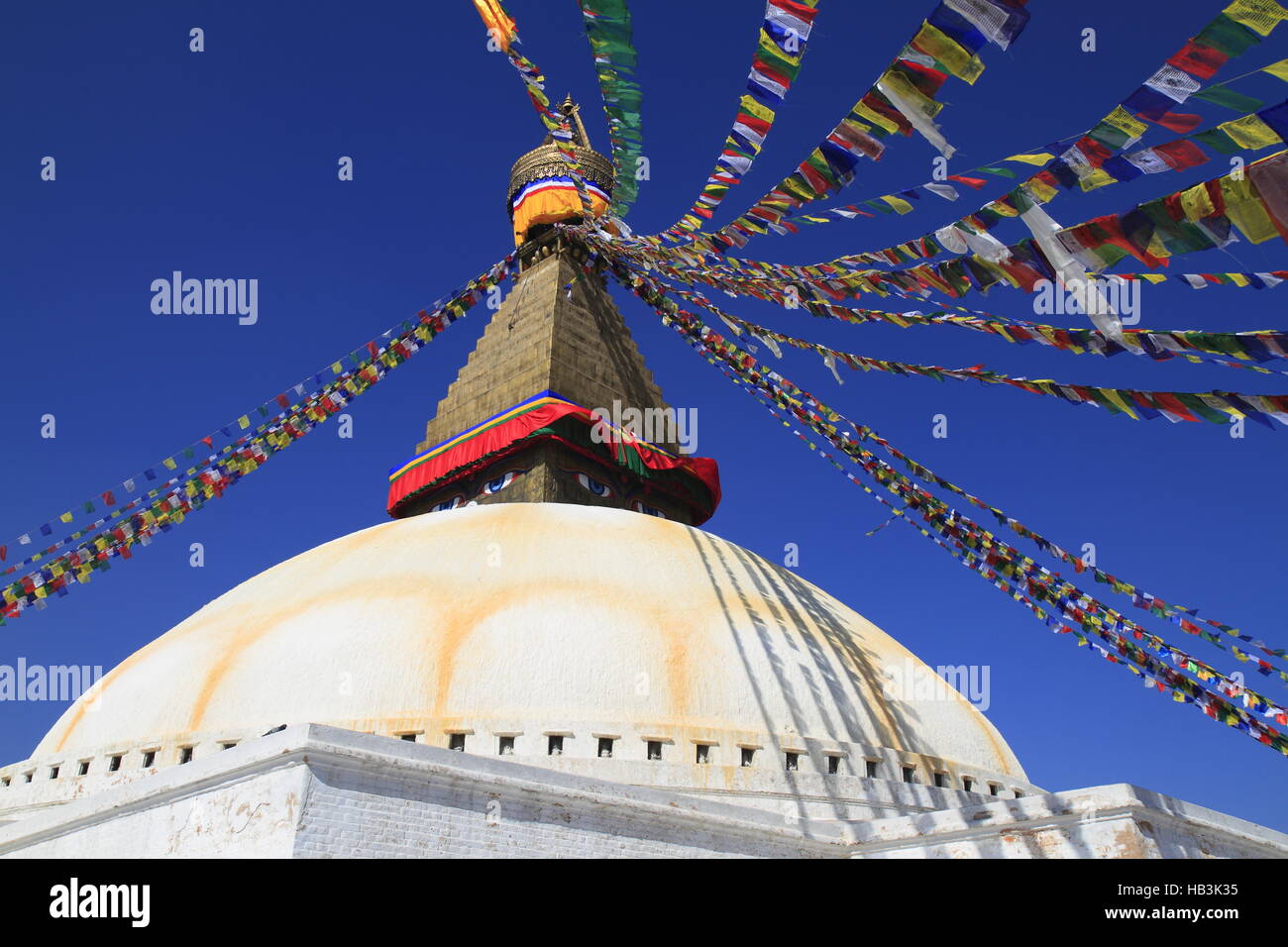 Boudhanath in Kathmandu, Nepal Stock Photo - Alamy