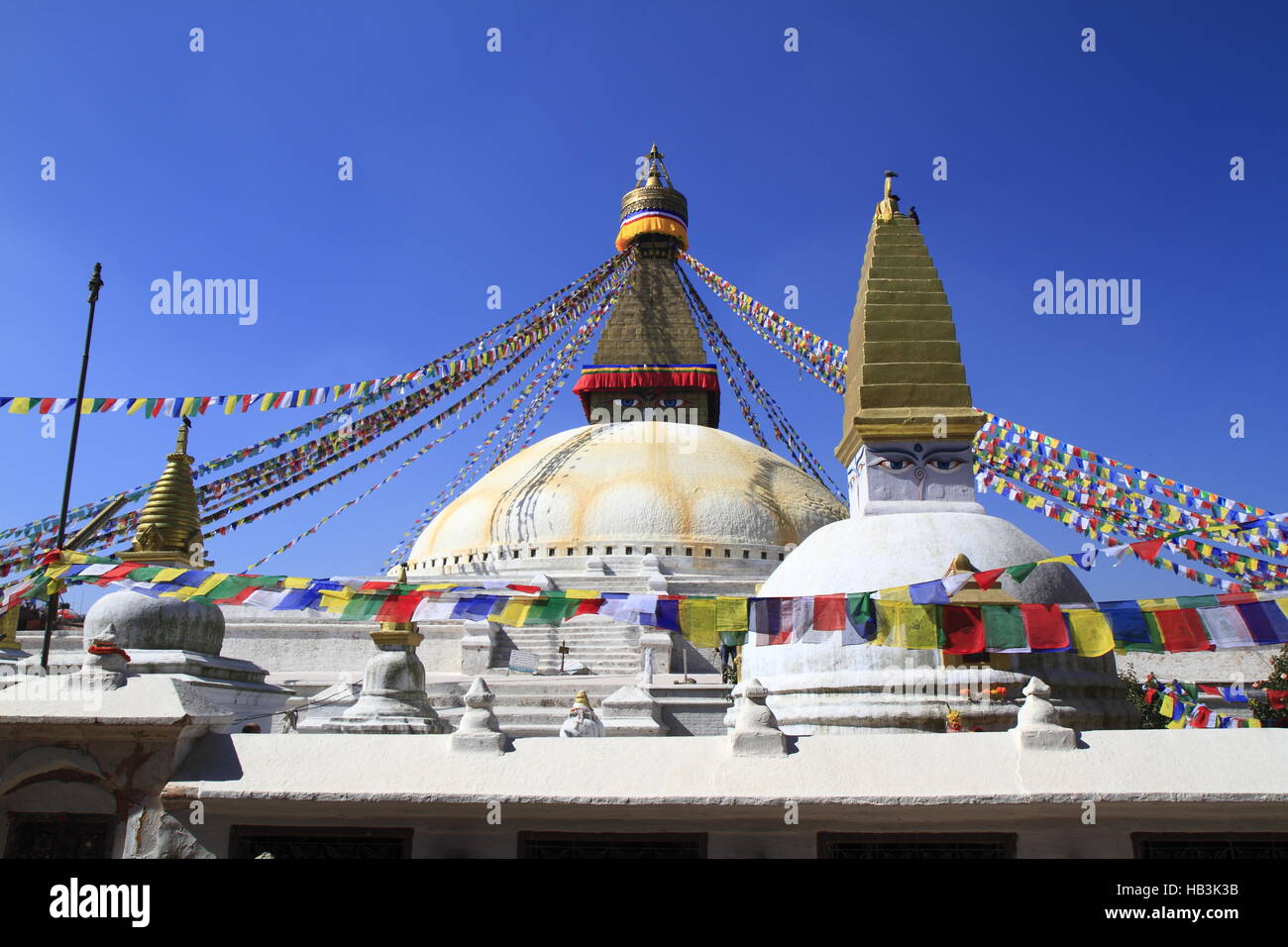 Boudhanath in Kathmandu, Nepal Stock Photo - Alamy