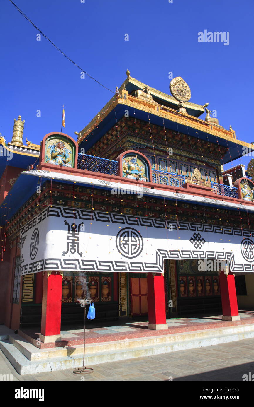Sakya tharing monastery Stock Photo - Alamy
