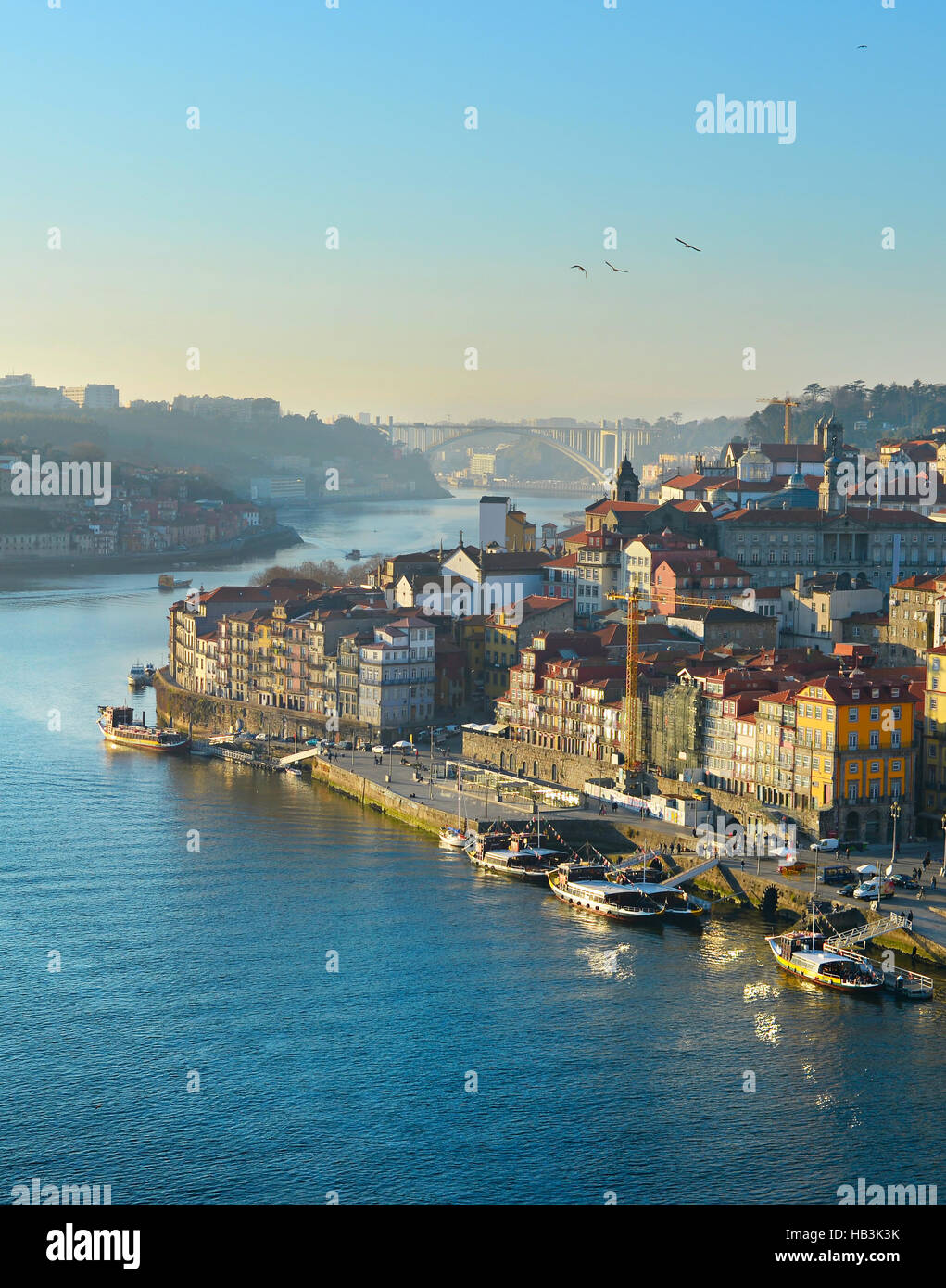 Porto quayside, Portugal Stock Photo - Alamy