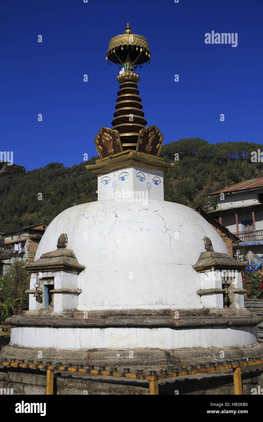 Old stupa in temple hi-res stock photography and images - Alamy