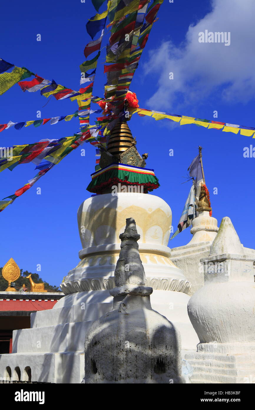 Old small stupa in Nepal Stock Photo - Alamy