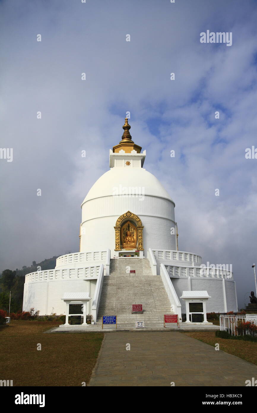 World Peace Pagoda Stock Photo - Alamy
