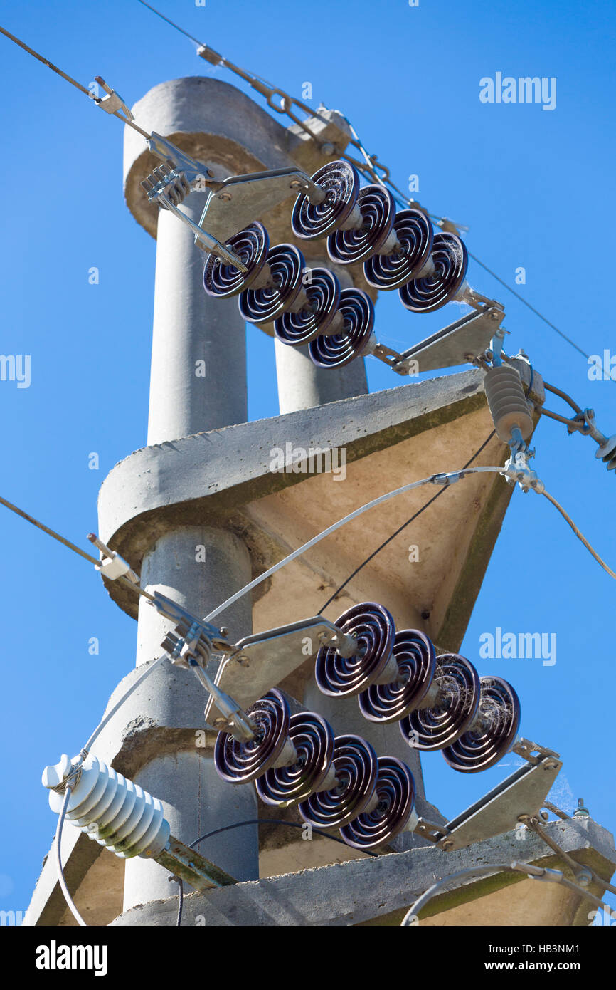 Concrete electric tower with transformer hi-res stock photography and ...