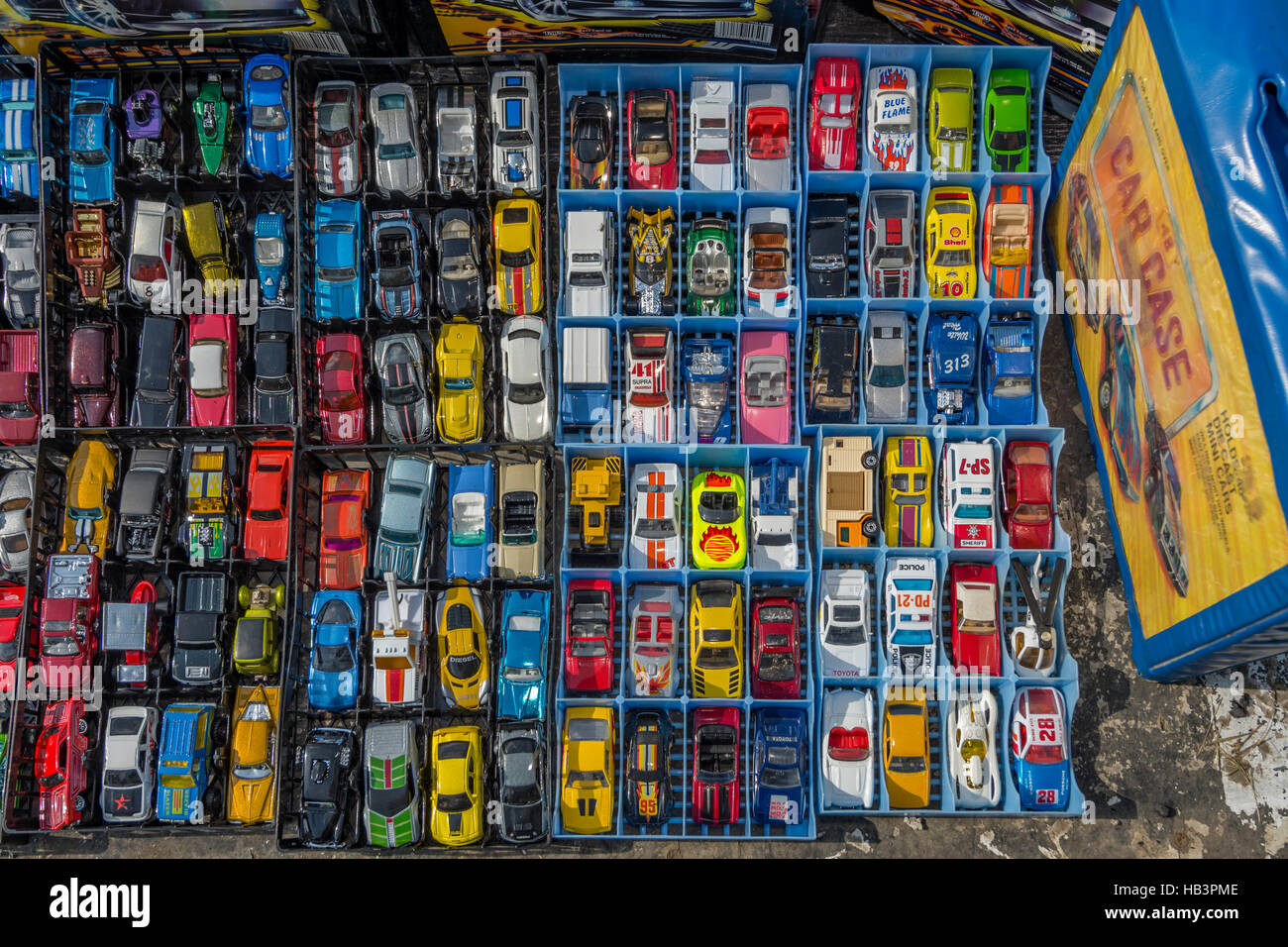 Collection of small die-cast toy model vehicles Stock Photo - Alamy
