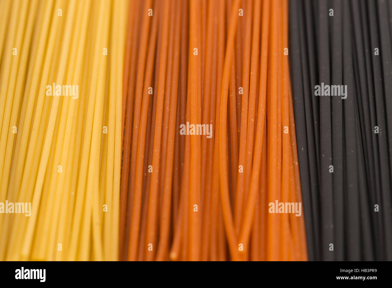three colour pasta Stock Photo - Alamy