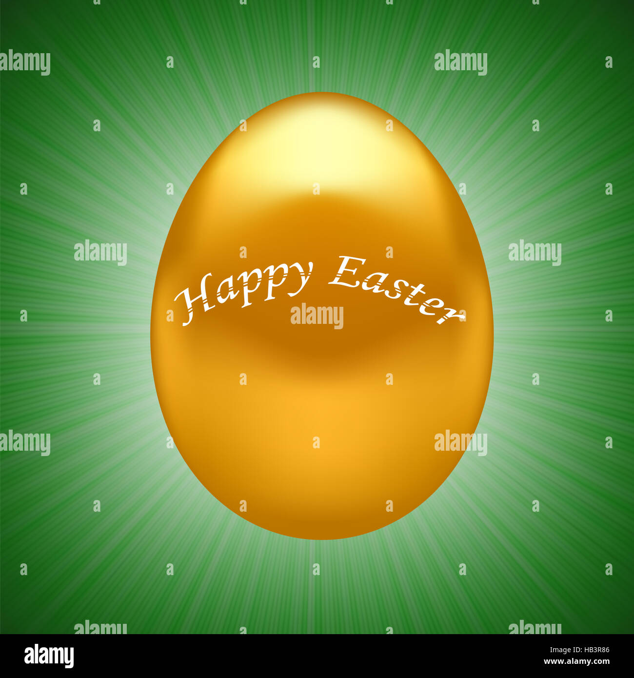 Gold Easter Egg Stock Photo - Alamy