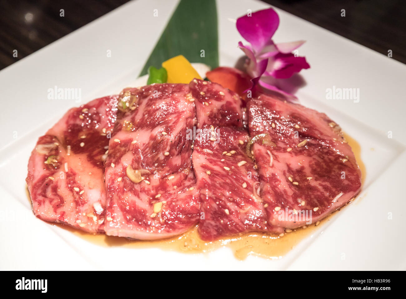 Freshness japanese wagyu sirloin hi-res stock photography and images ...