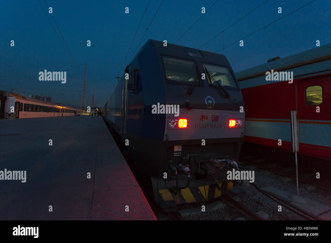 China railway diesel locomotive hi-res stock photography and images - Alamy