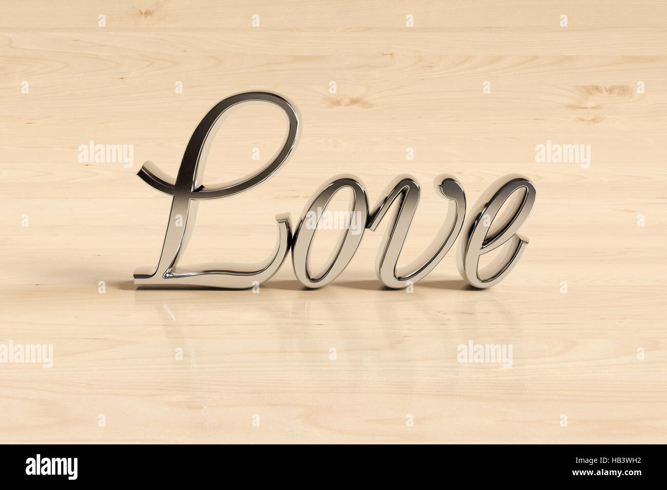 Wording love sign Stock Photo - Alamy