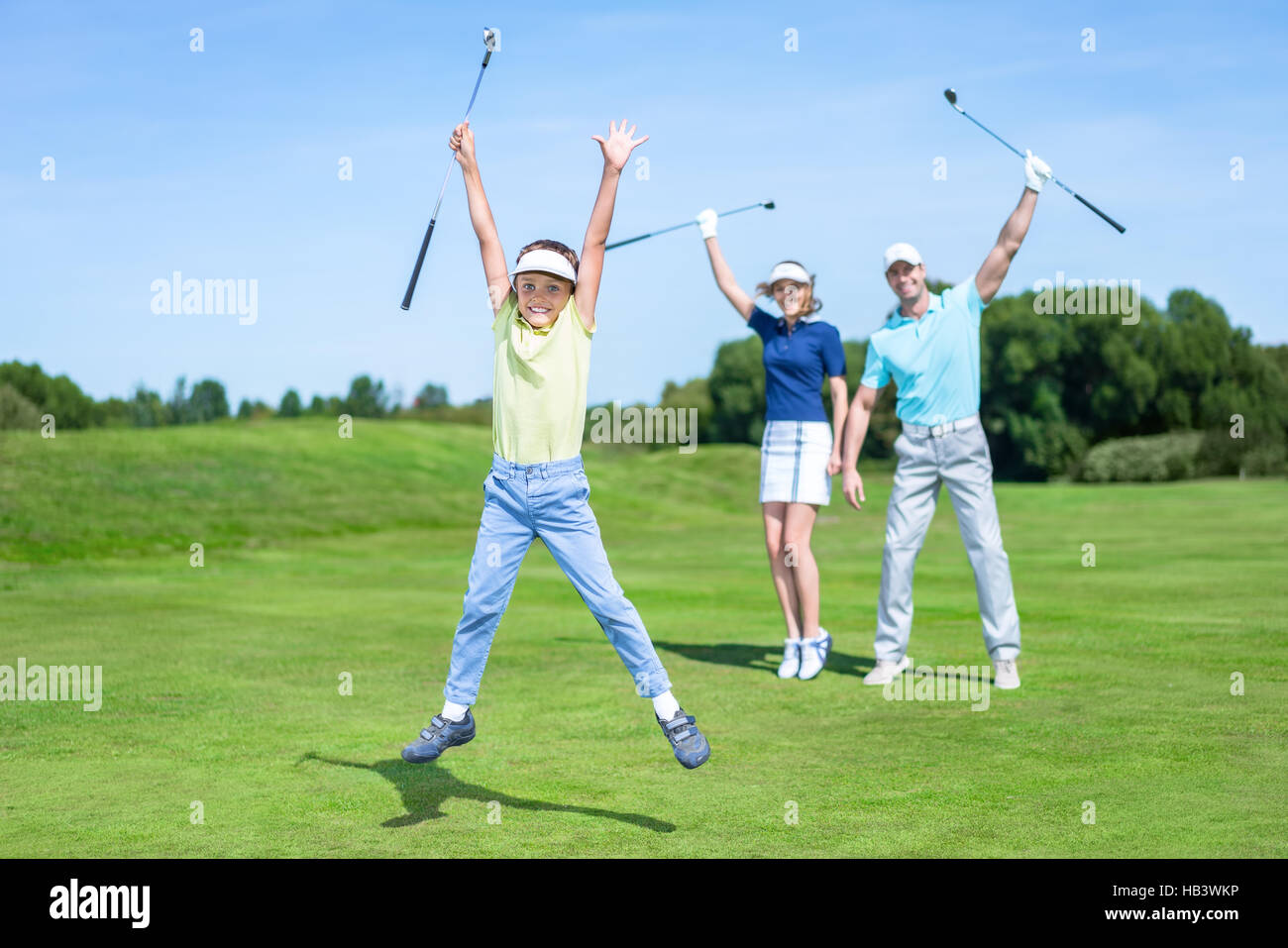 Active family hi-res stock photography and images - Alamy