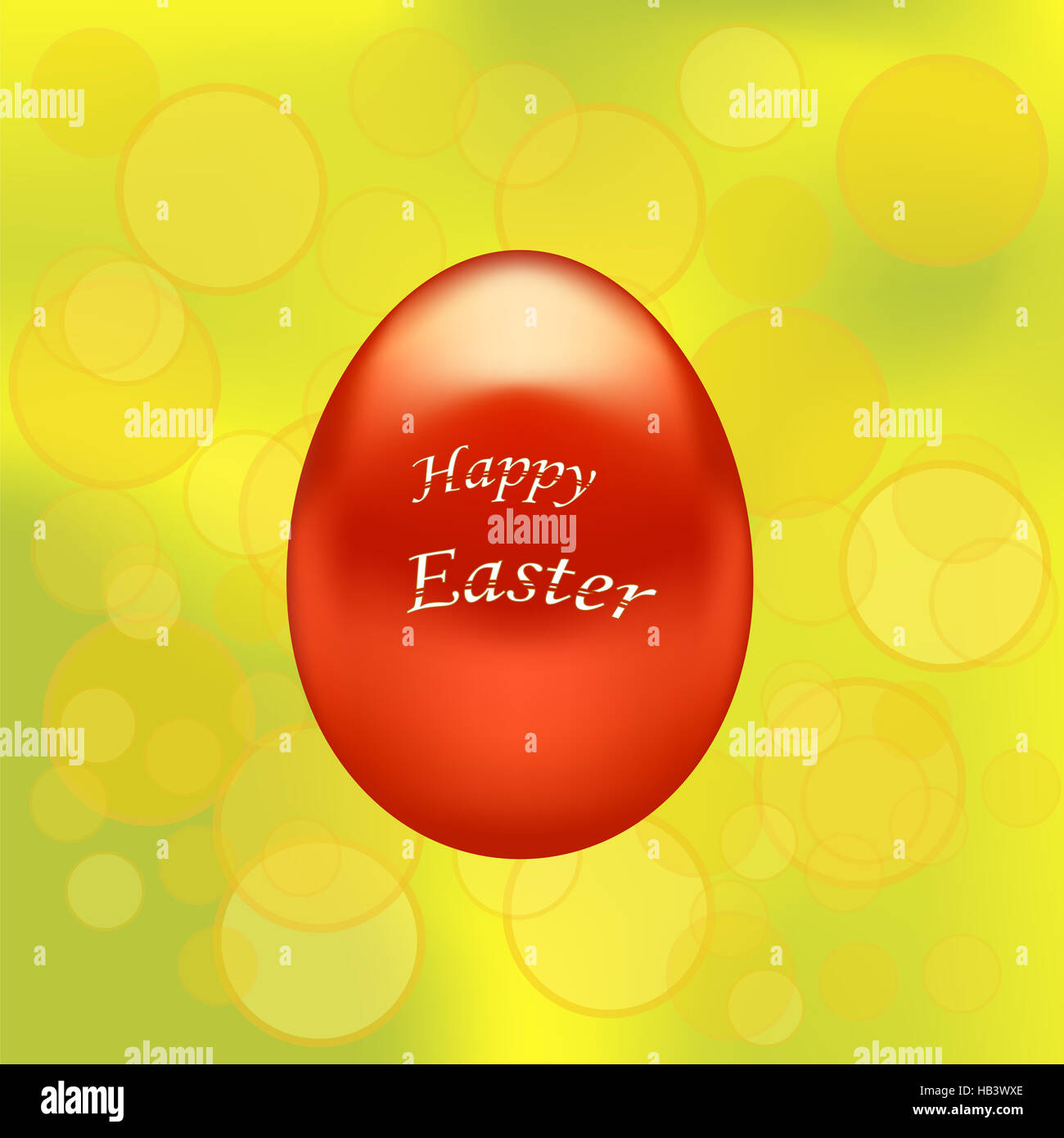 Red Easter Eggs Stock Photo - Alamy