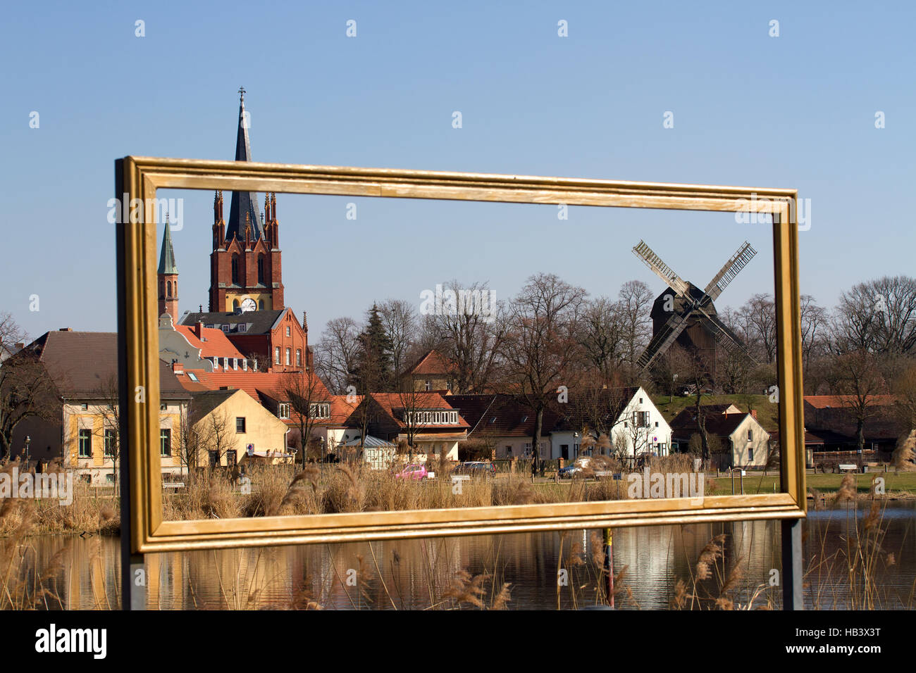 Old church 002. Werder. Germany Stock Photo - Alamy