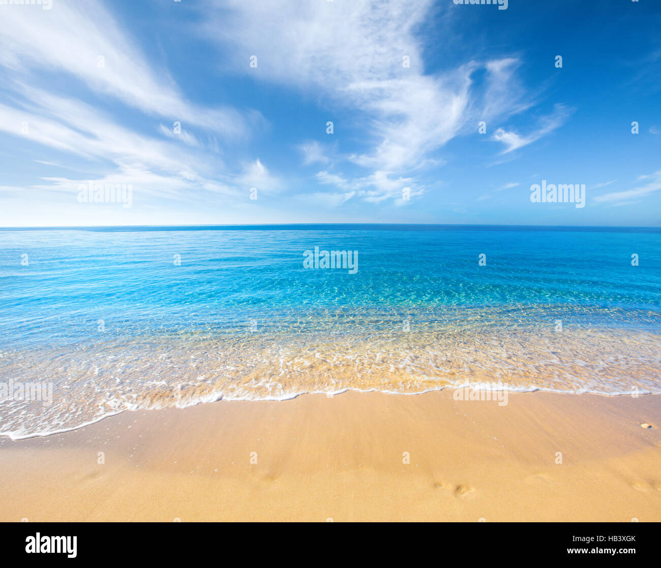 beach and tropical sea Stock Photo - Alamy