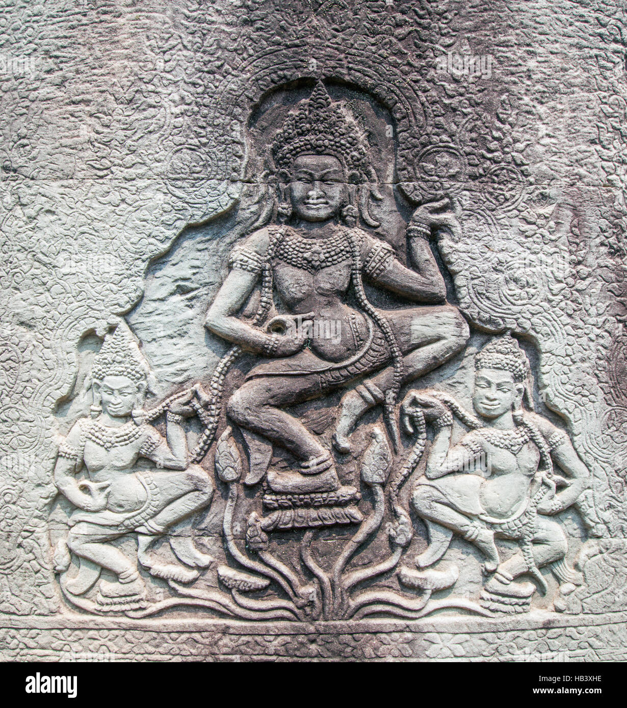 Angkor wat carvings hi-res stock photography and images - Alamy