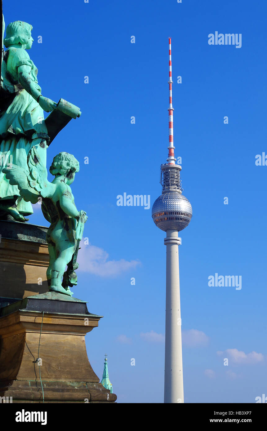 television tower in berlin Stock Photo - Alamy