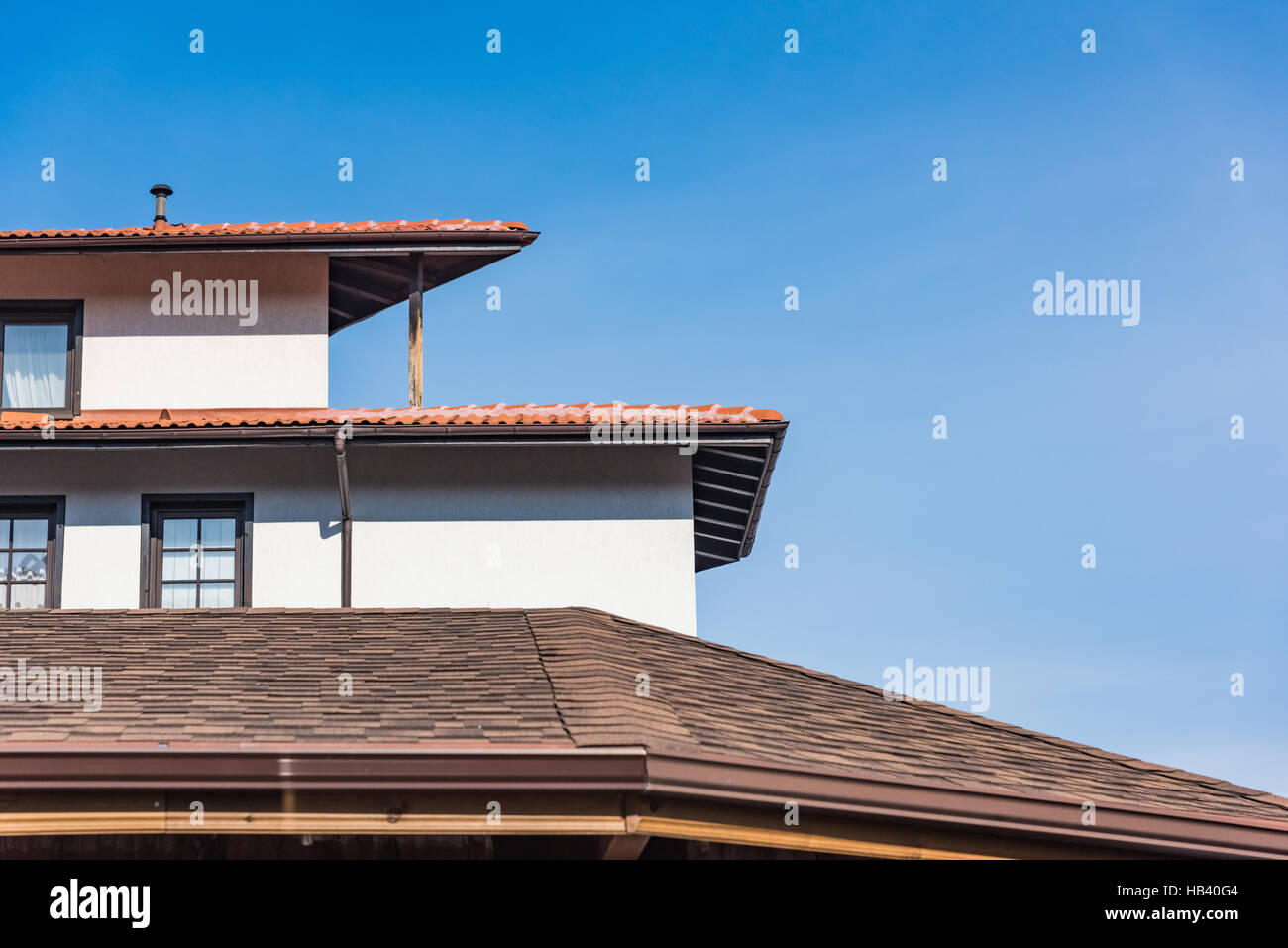 gable house with a roof Stock Photo - Alamy