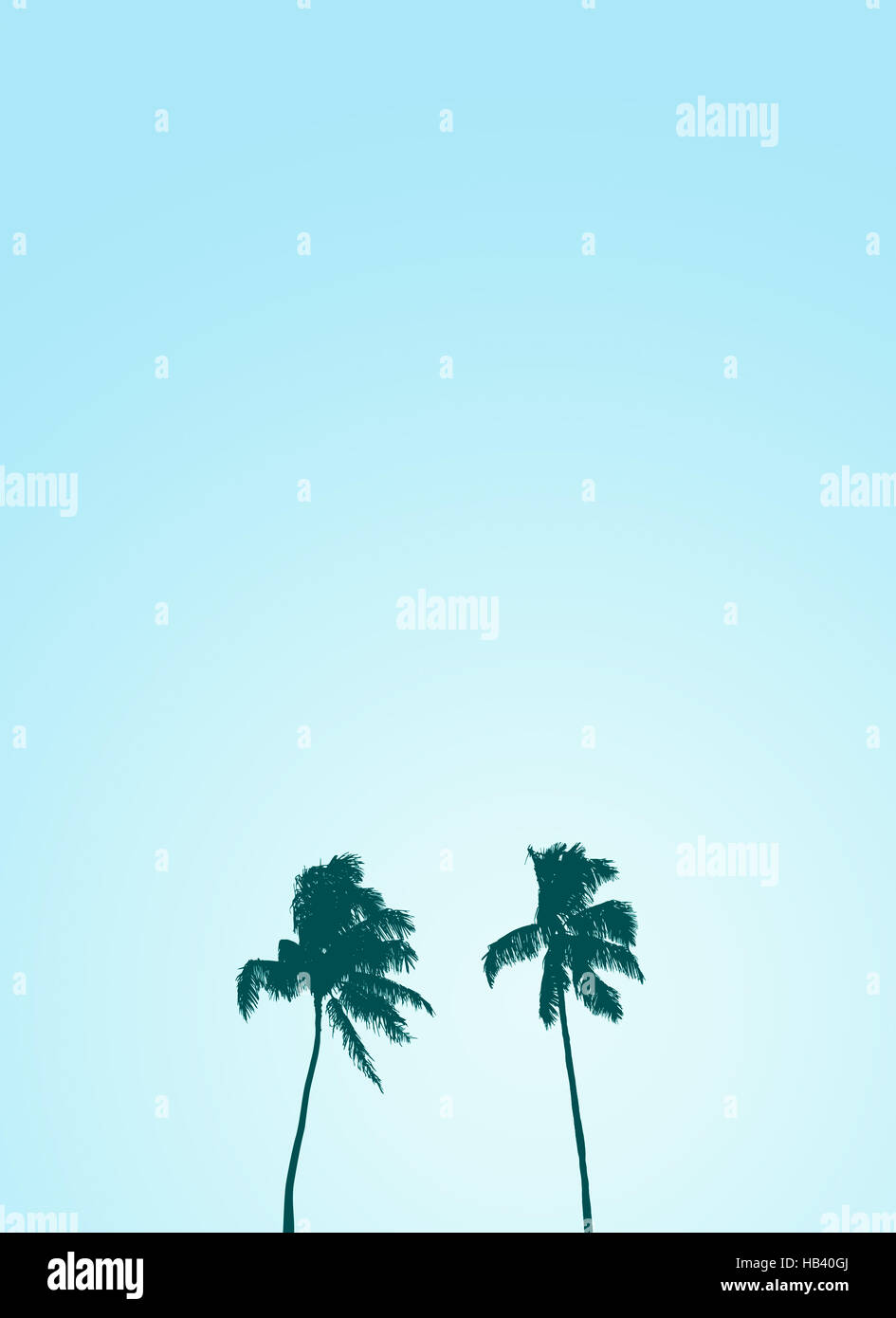 Retro palm tree hi-res stock photography and images - Alamy