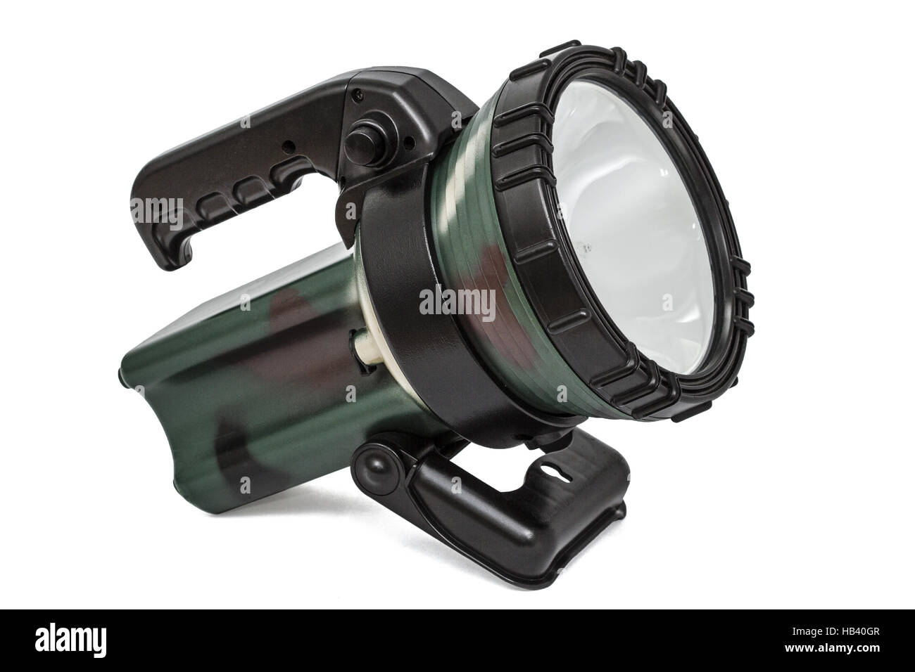 Electric torch, isolated on white background Stock Photo - Alamy