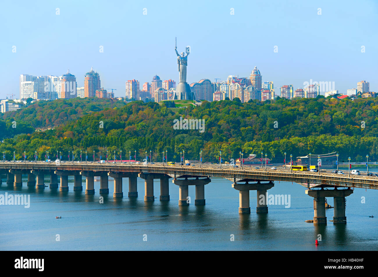 Kiev skyline, Ukraine Stock Photo - Alamy