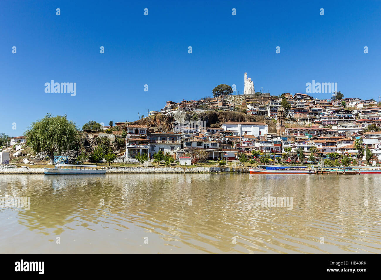 The island of Janitzio Stock Photo - Alamy
