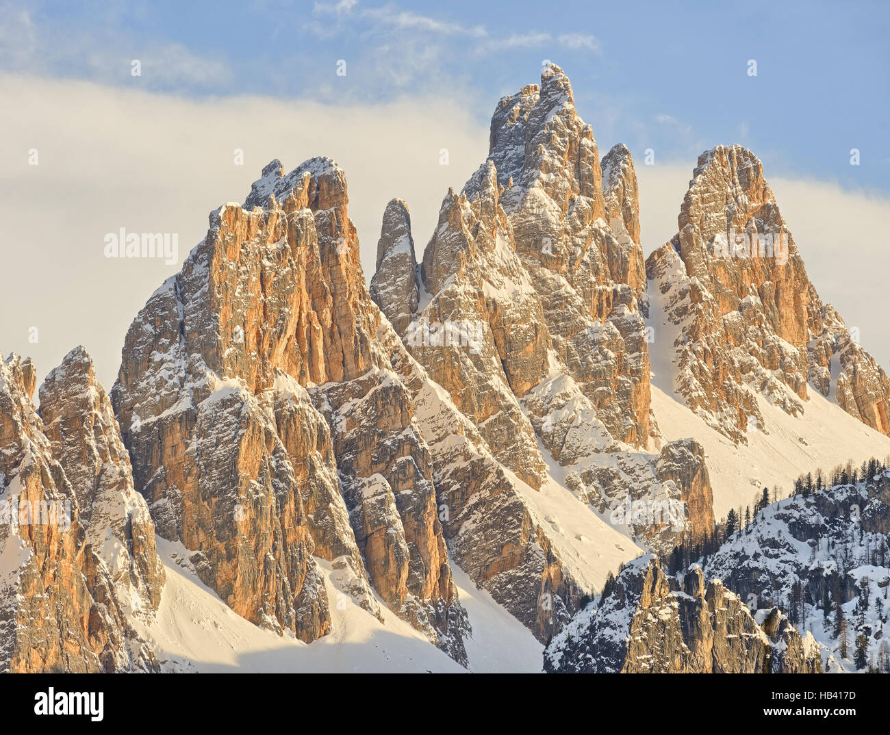 Croda da Lago Stock Photo - Alamy