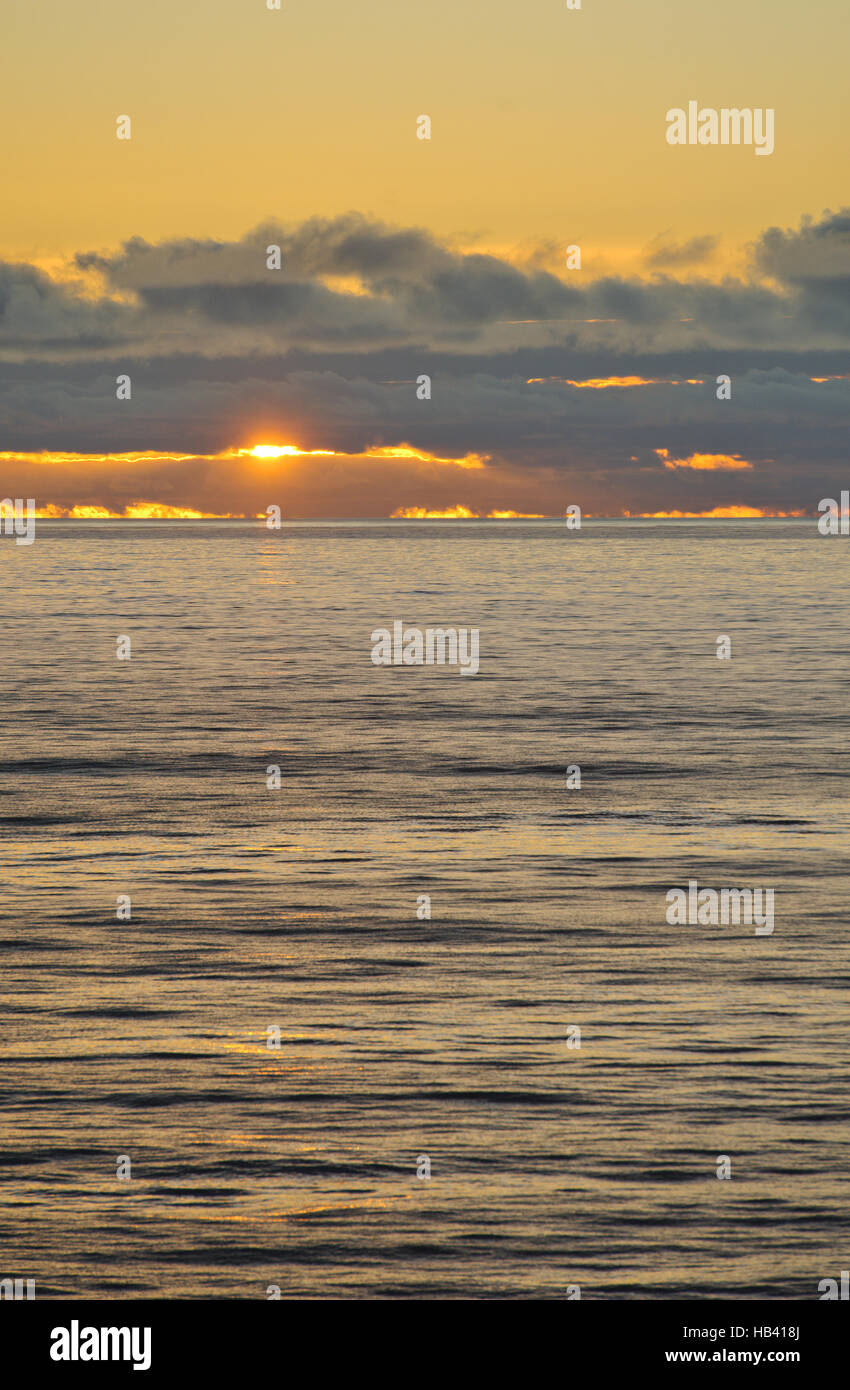 Sunset from the Pancake Rocks Stock Photo - Alamy