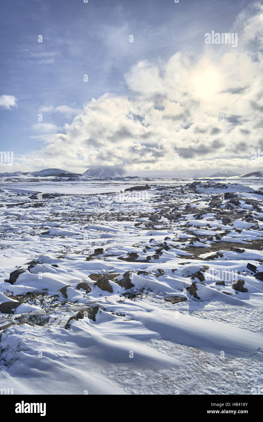 Snow, ice and volcanoes Stock Photo - Alamy