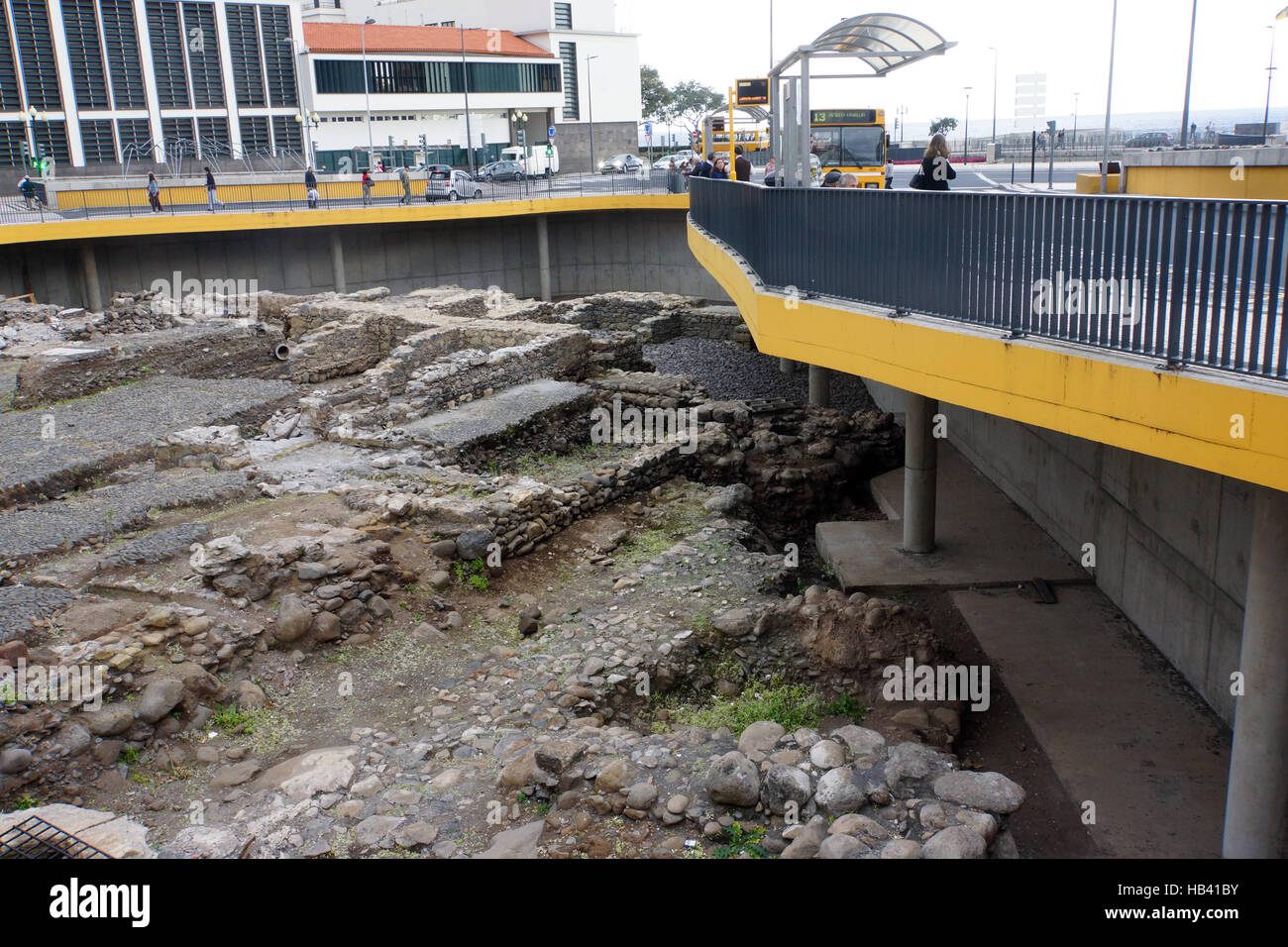 excavation of Fort Sao Felipe Stock Photo - Alamy
