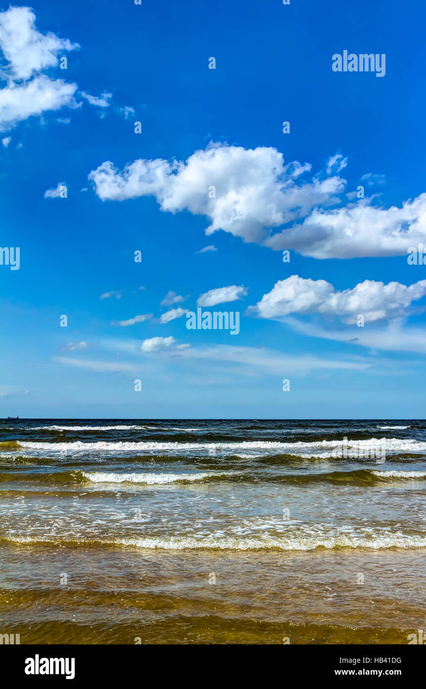 Open water and blue sky Stock Photo - Alamy
