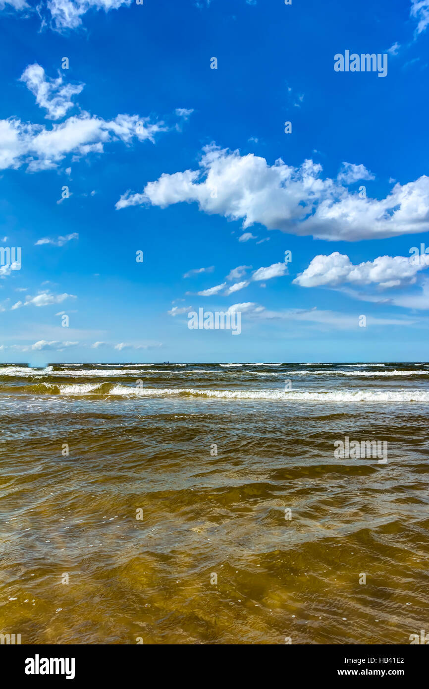 Open water and blue sky Stock Photo - Alamy