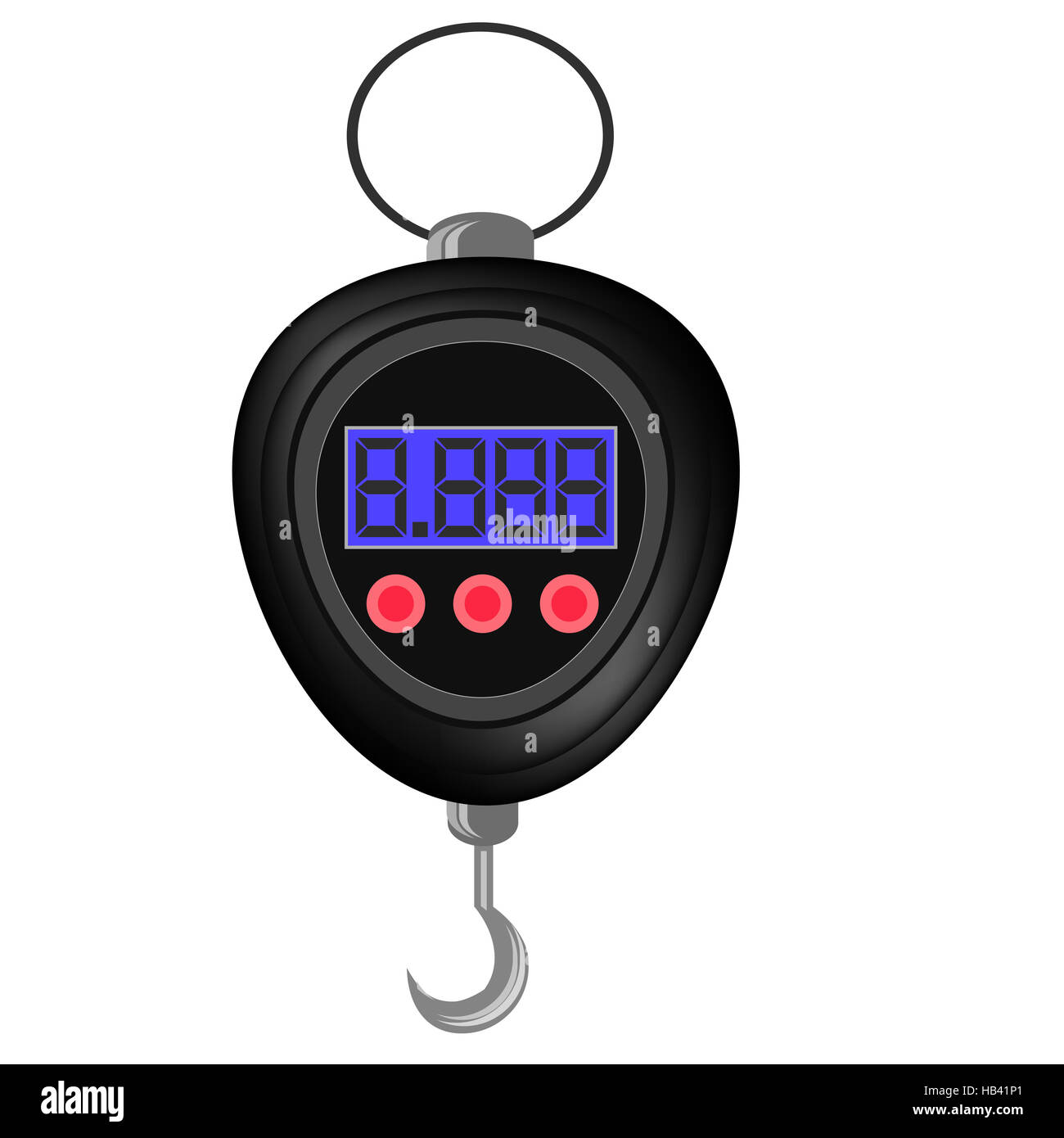 Digital Portable Weighing Scale Stock Photo - Alamy