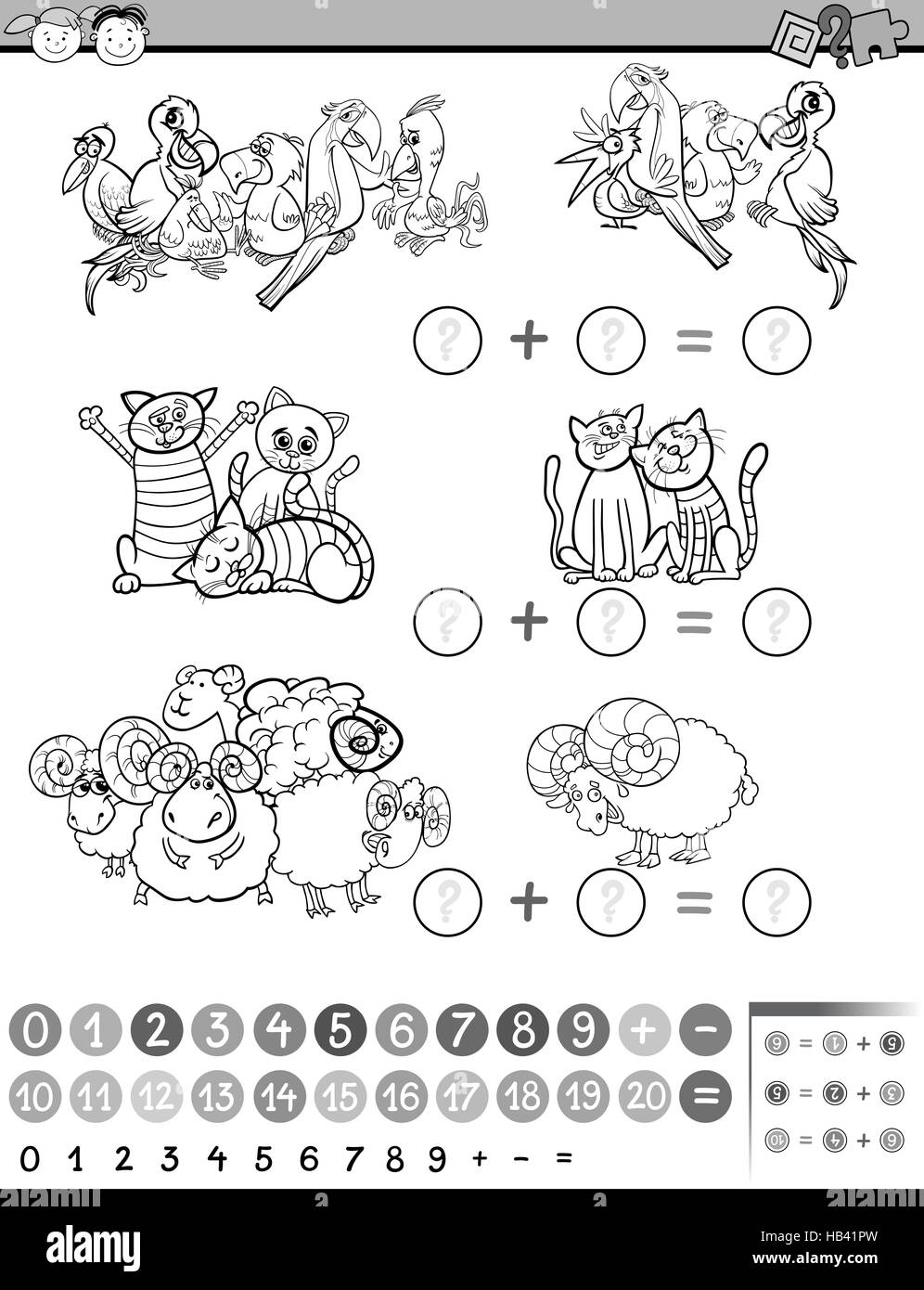 Math activity hi-res stock photography and images - Alamy