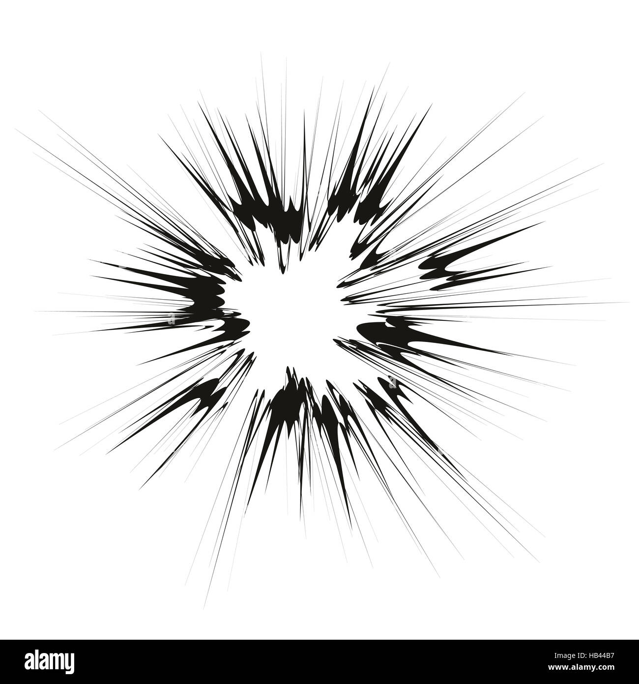 Explode Flash, Cartoon Explosion Stock Photo - Alamy