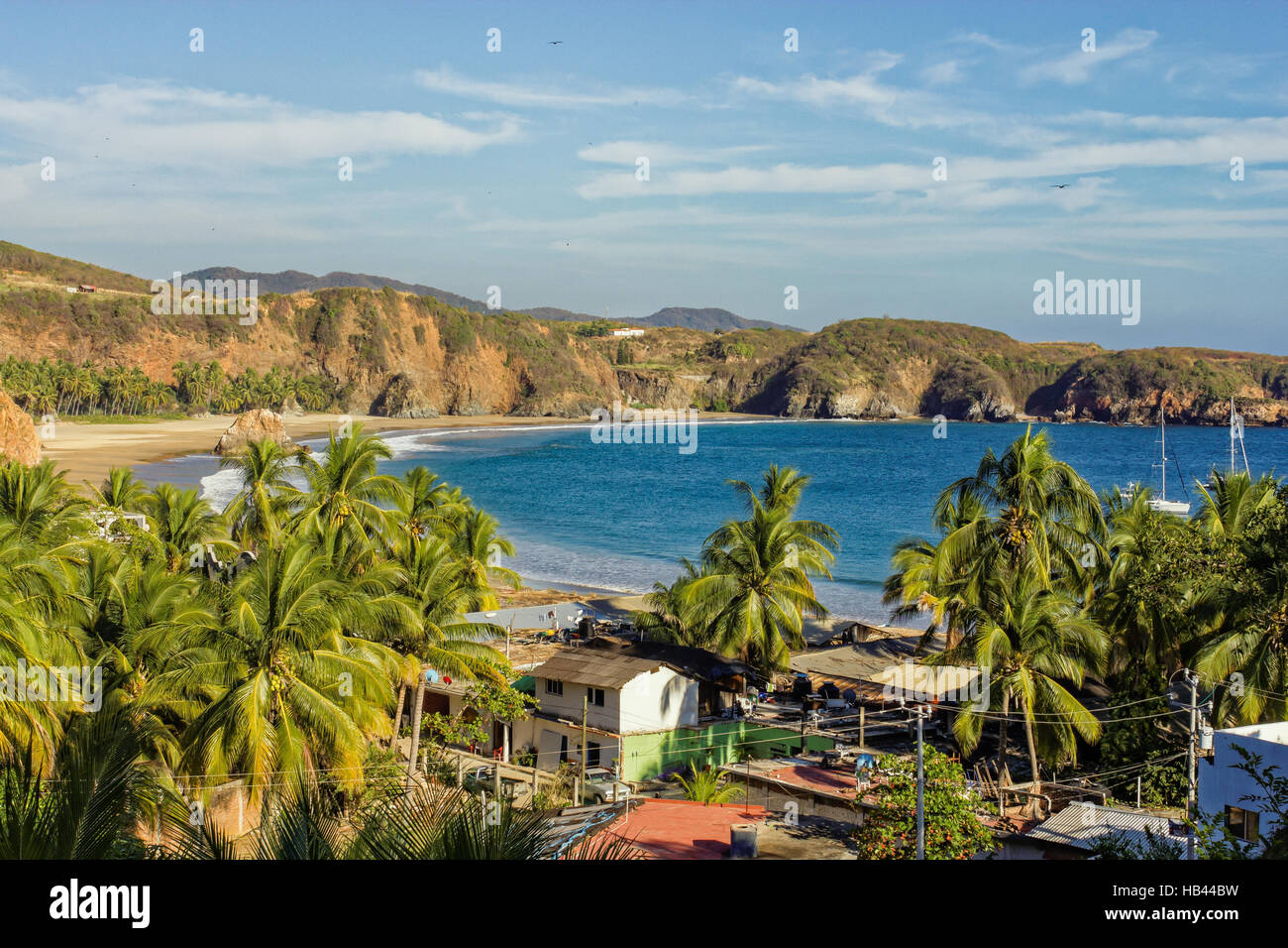Playa Azul in Mexico Stock Photo - Alamy