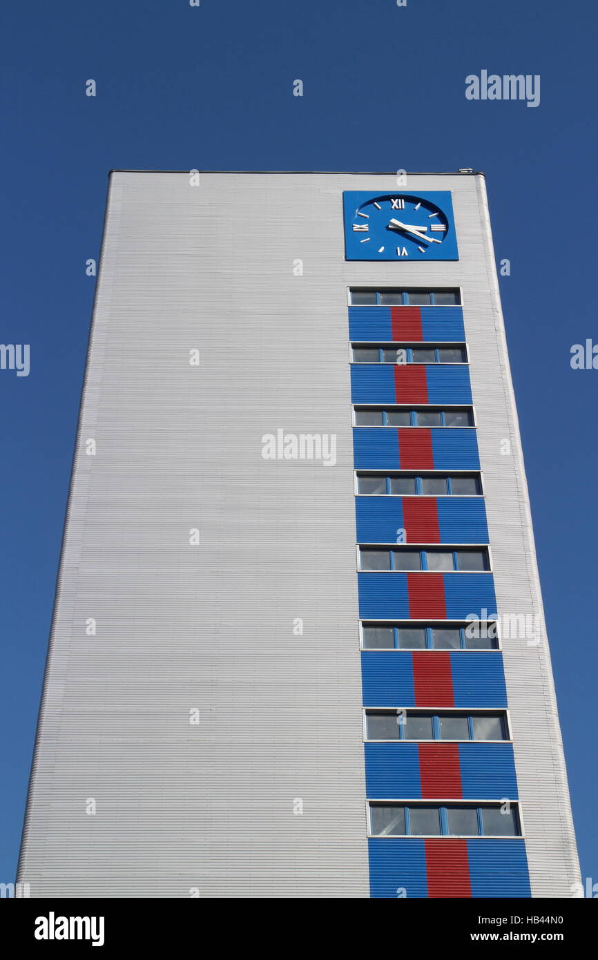 blue clock tower Stock Photo - Alamy