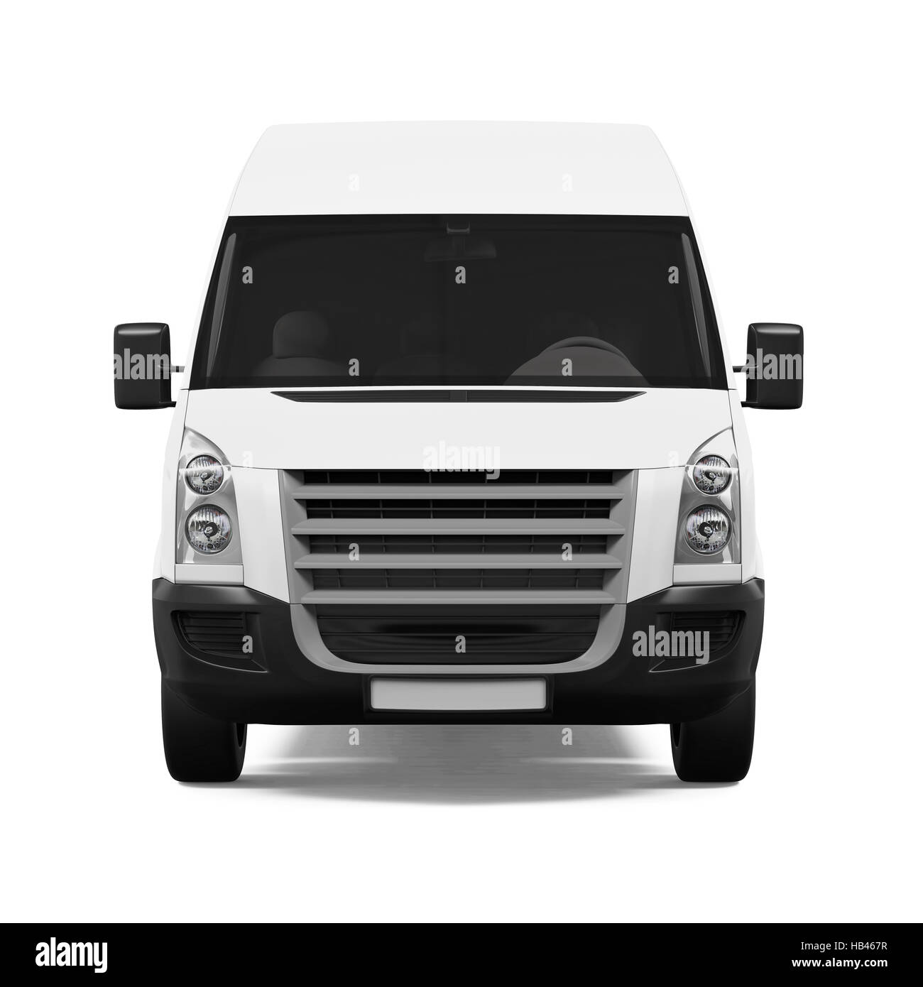 Delivery Van Isolated Stock Photo - Alamy