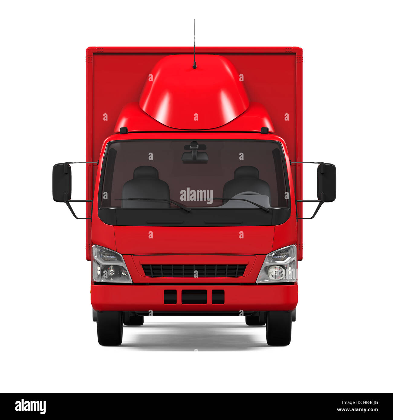 Delivery Van Isolated Stock Photo - Alamy