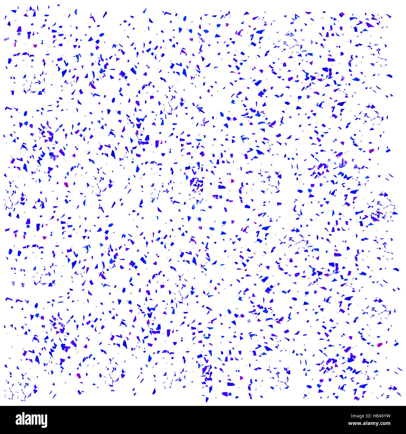 Blue Confetti Isolated Stock Photo - Alamy