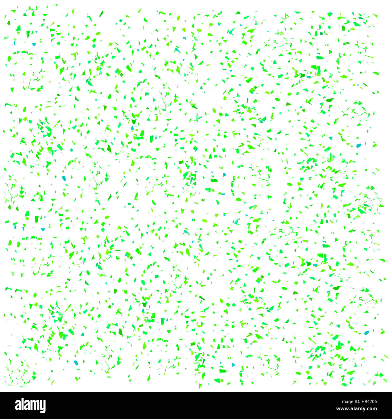 Green Confetti Isolated Stock Photo - Alamy