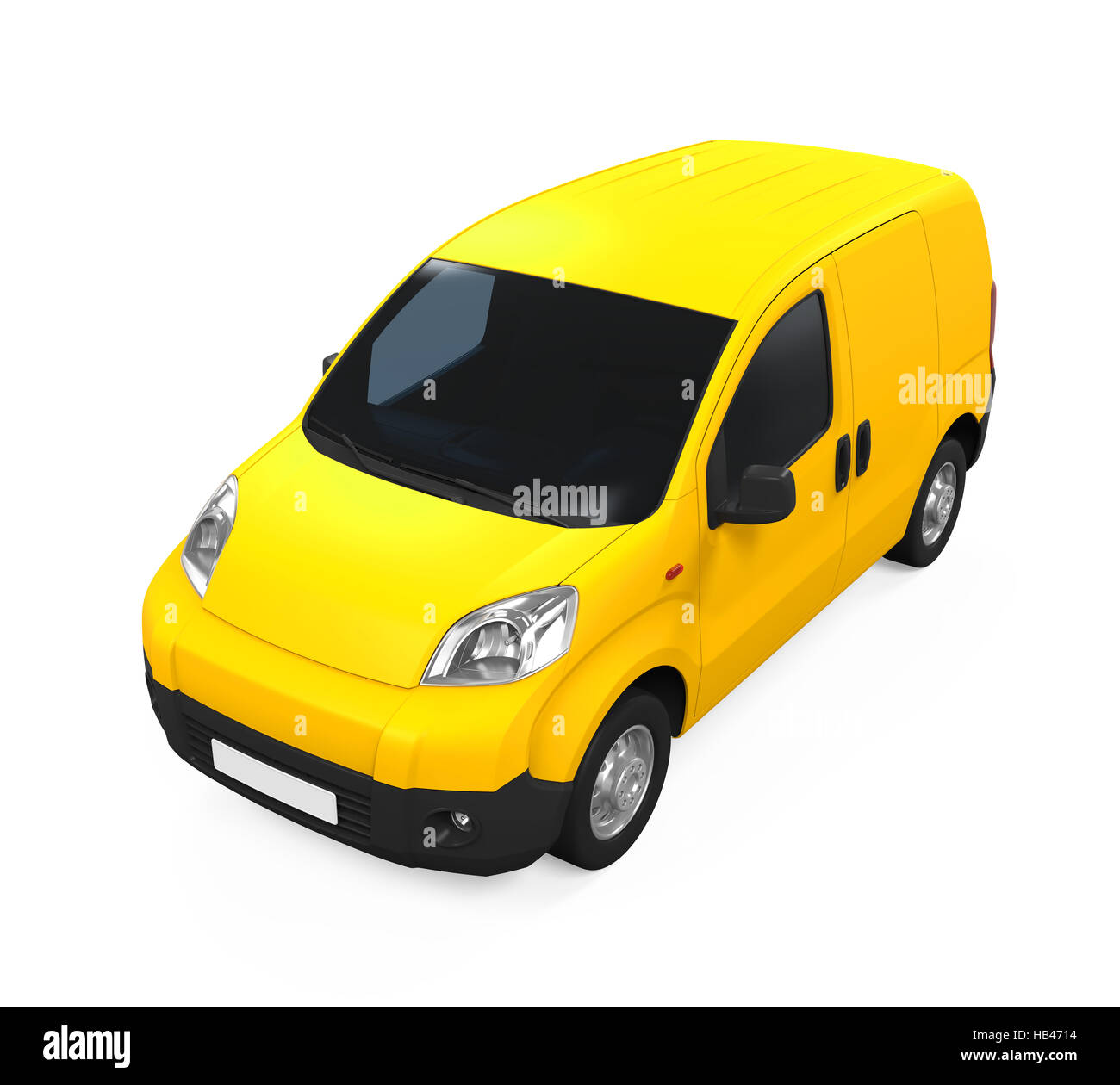 Delivery Van Isolated Stock Photo - Alamy